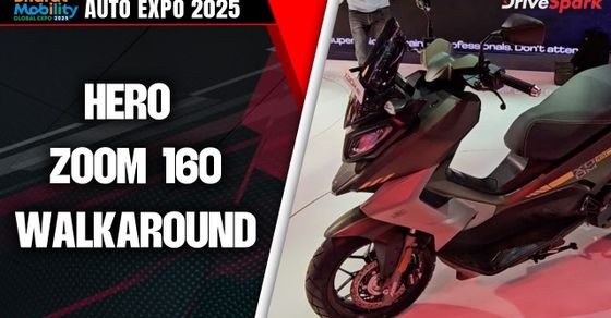 Auto Expo 2025: Hero Zoom 160 | In Tamil | Giri Mani - Drivespark Tamil