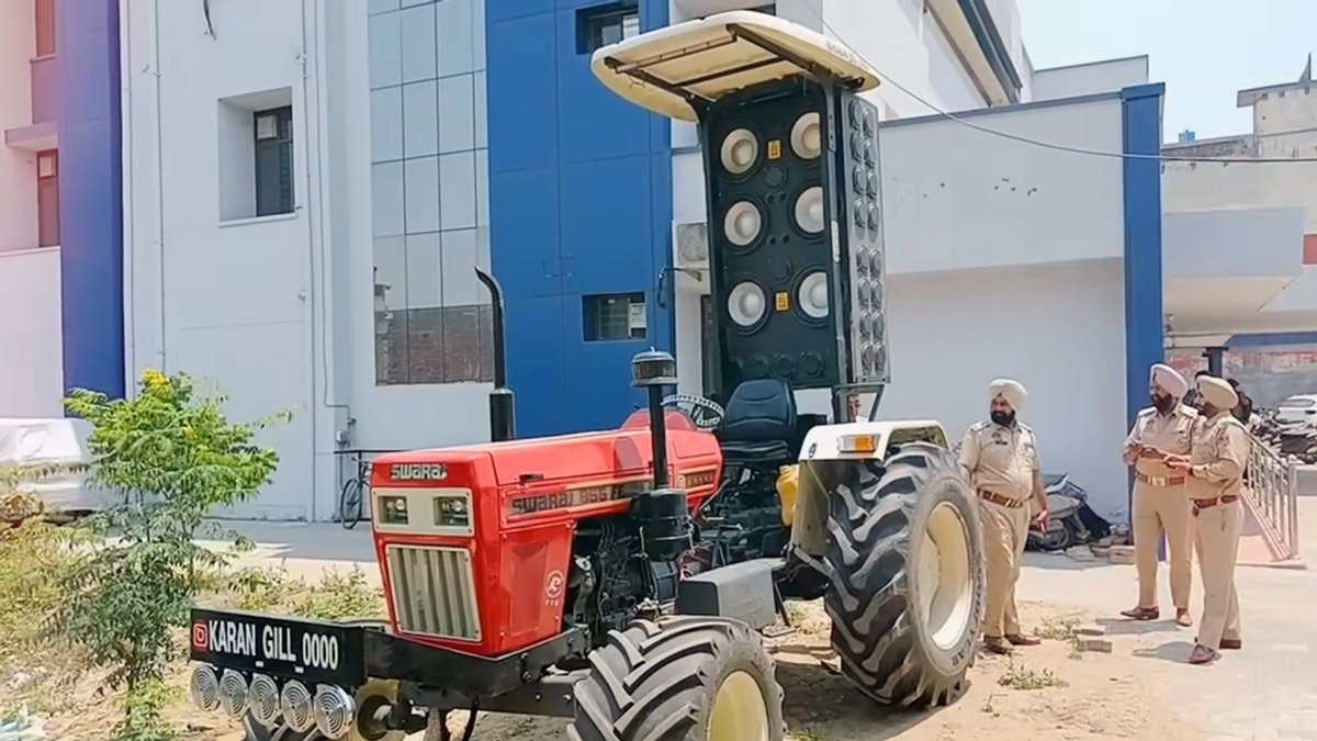 Punjab Tractor Modification: पंजाब ट्रैक्टर मॉडिफिकेशन 52 स्पीकर प्रेशर ...