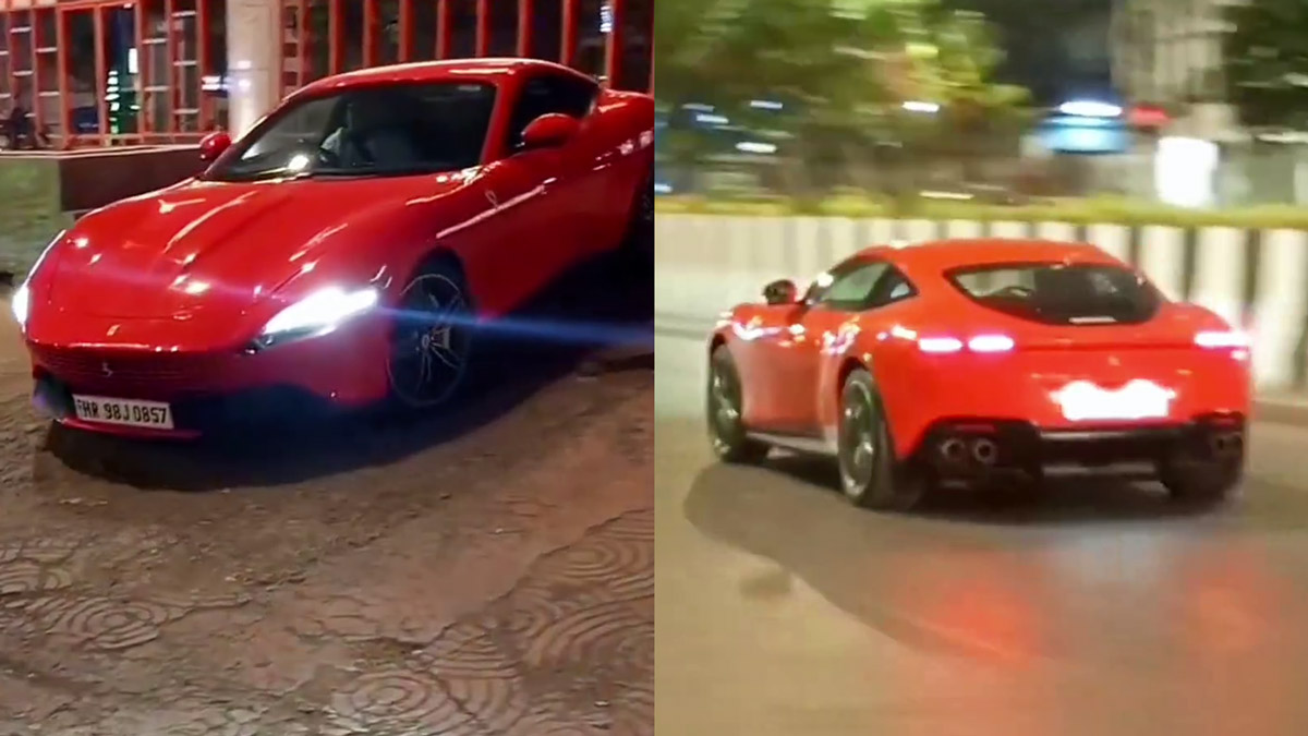 Zomato CEO Deepinder Goyal's Ferrari Roma Makes a Road Appearance ...