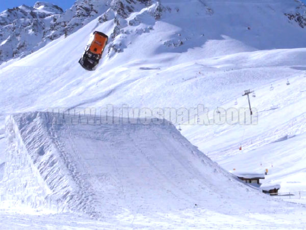 World's First 360-Degree Backflip In A Car | Four Wheelers - DriveSpark