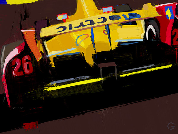 Doug Garrison | Digital Motorsports Artwork | Off Beat - DriveSpark