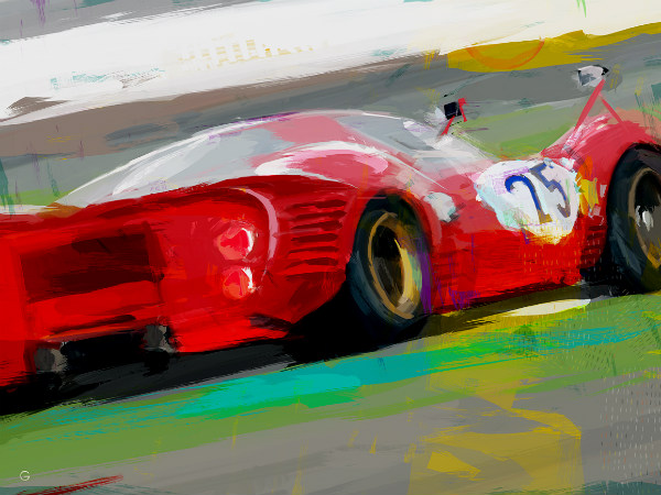 Doug Garrison | Digital Motorsports Artwork | Off Beat - DriveSpark