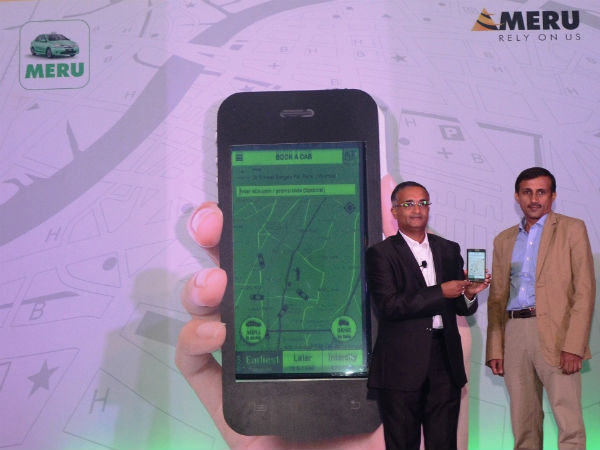 Meru Launches India’s Best Cab App With Cab Wallet - DriveSpark News