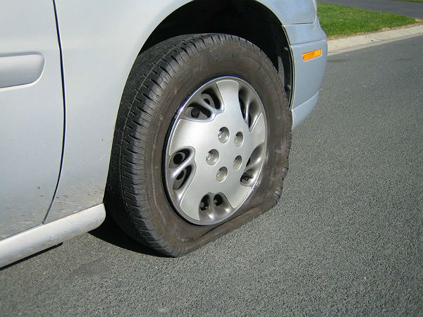 Puncture car store