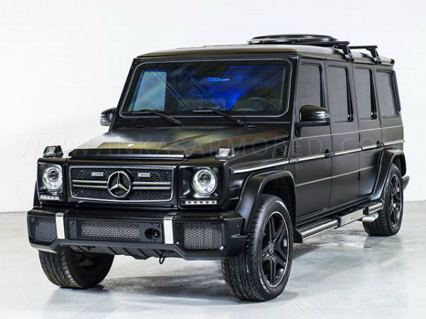 Armoured, Stretched Mercedes-Benz G63 AMG By Inkas - DriveSpark News