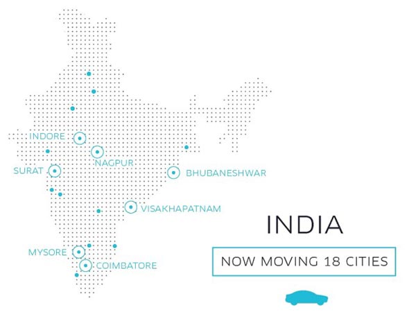 Uber Taxi Service Now Present In 18 Cities Across India - DriveSpark News