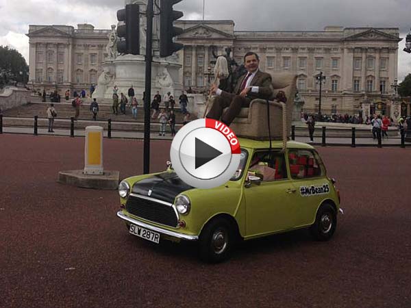 Mr. Bean Drives His Mini Once Again To Celebrate 25th Anniversary ...