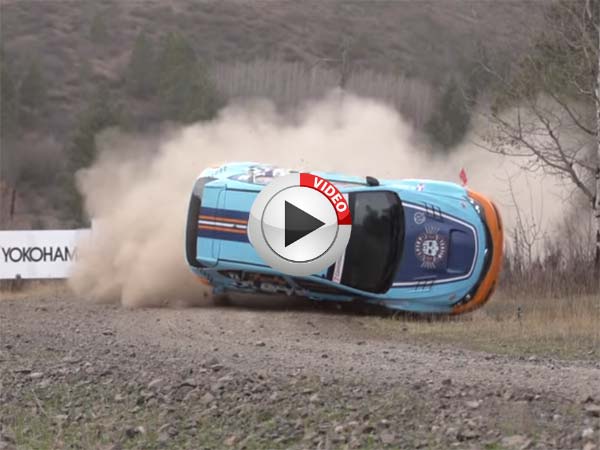 Video: Insane Rally Subaru Crash Caught in Slow Motion - DriveSpark