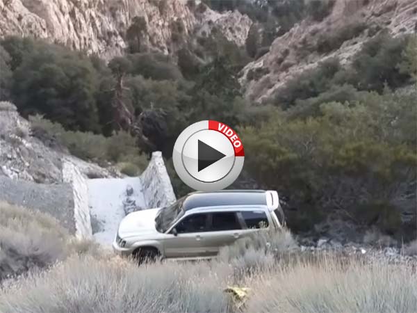 Subaru SUV Falls Off The Side Of A Mountain - Video - DriveSpark
