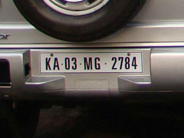 Different Car Registration Number Plates In India - DriveSpark