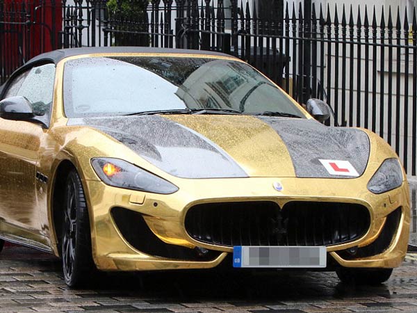 Police Seize Uninsured Gold Maserati Driven By Learner - DriveSpark