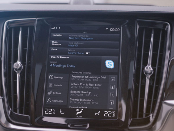 Volvo Becomes The First Manufacturer To Integrate Skype In Cars ...