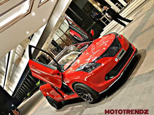 This Blinged Up Baleno Is The Wildest Modified Car - DriveSpark News