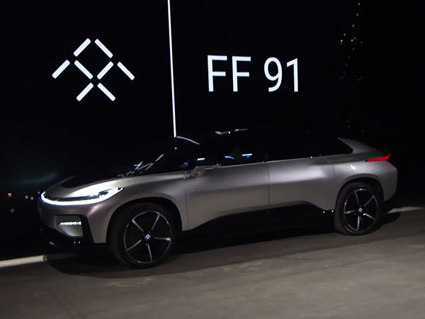 Faraday Future FF91 Electric SUV Unveiled At CES - DriveSpark News