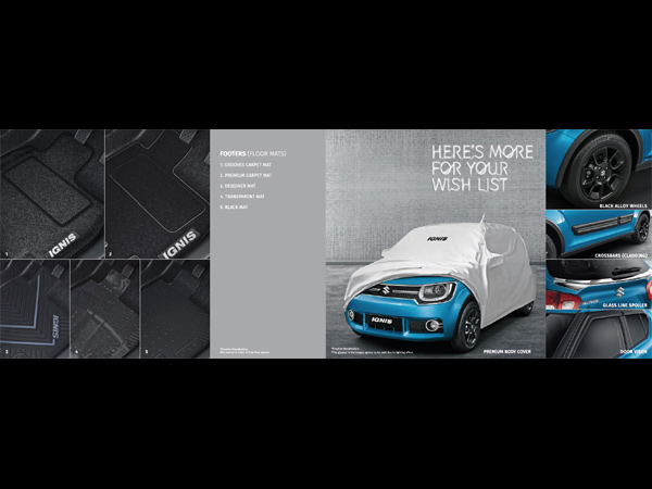 Maruti Suzuki Ignis Accessories List - DriveSpark News