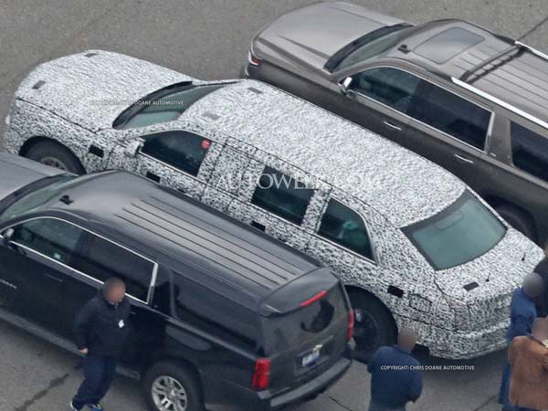 Spy Pics: Donald Trump's Presidential Limo Spotted - DriveSpark News