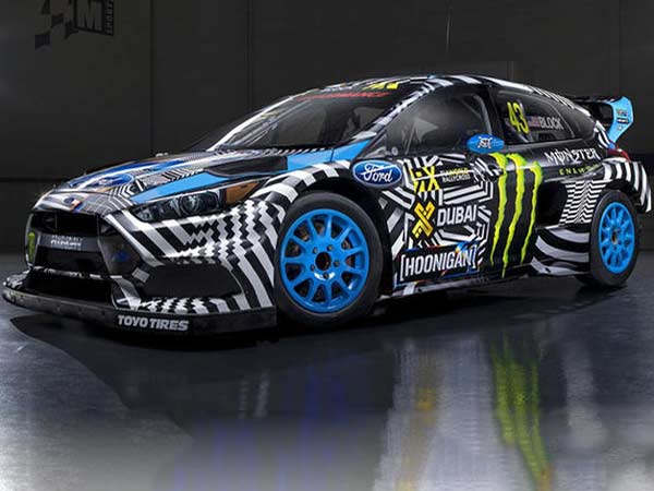Ken Block’s Ford Focus RS Rallycross Hoonigan Racing Livery Is Quite ...