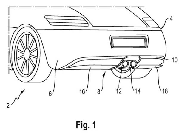 Porsche Patents Active Rear Diffuser - DriveSpark News