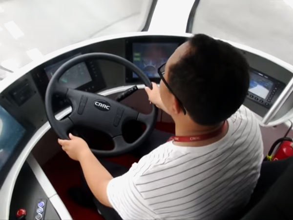 China Unveils Train That Runs On Virtual Tracks - DriveSpark