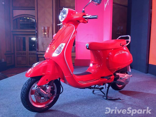 Vespa RED Launched In India; Launch Price, Specifications & Images ...