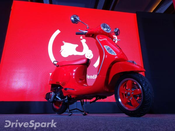 Vespa RED Launched In India; Launch Price, Specifications & Images ...