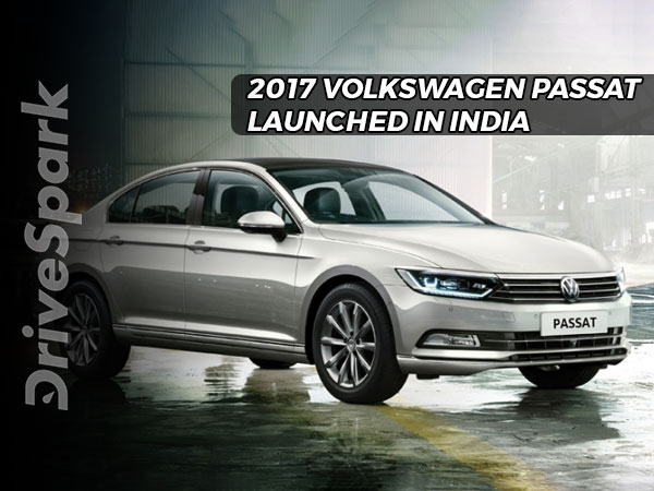 Volkswagen Passat Launched In India - Launch Price, Specifications And ...