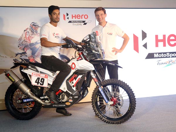 Hero MotoSports Team Rally Showcases 'Hero RR 450' Rally Bike For Dakar ...