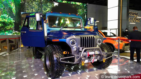Auto Expo 2018: Mahindra Thar Wanderlust Showcased - Specifications ...