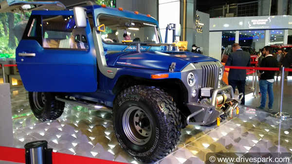 Auto Expo 2018: Mahindra Thar Wanderlust Showcased - Specifications ...