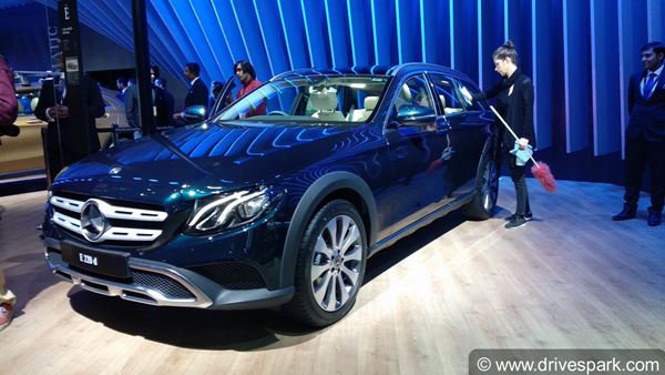 Auto Expo 2018: Mercedes E-Class All Terrain Showcased - Expected ...