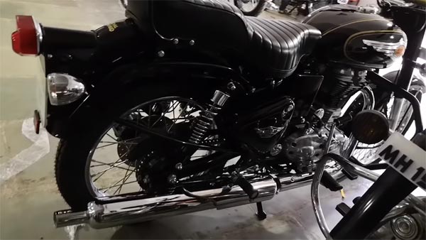 Royal Enfield Bullet 350 Rear Disc Brake Model Launched; Price ...