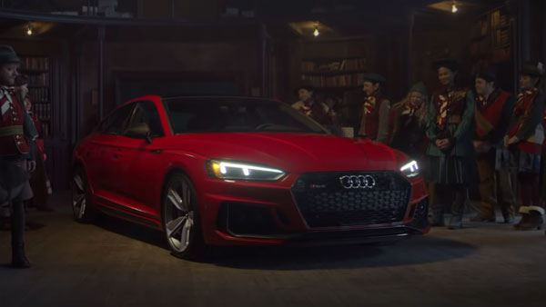 Audi Christmas Commercial Video: Santa Claus Gets An Audi RS5 ...