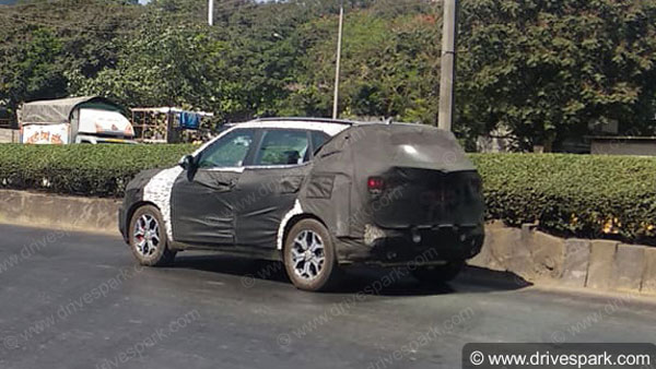 Kia SP2i SUV Spotted Ahead Of Launch - DriveSpark News