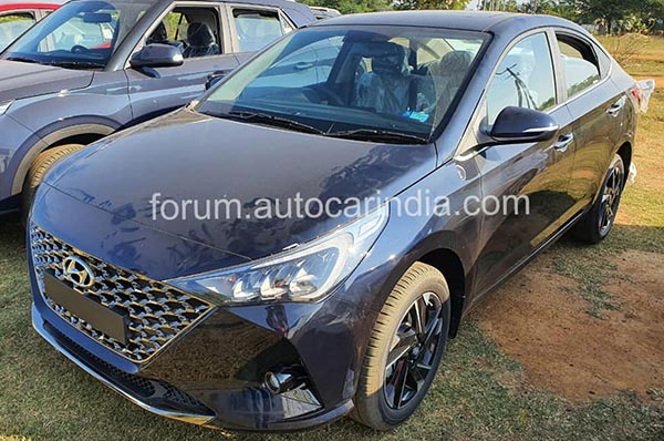 Spy Pics: Hyundai Verna Facelift Spotted Revealing New Exterior ...