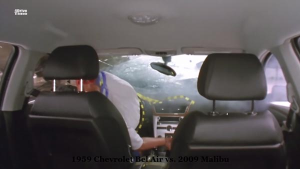 Crash Test Video Shows How Safety Has Improved Between Old And New Cars ...