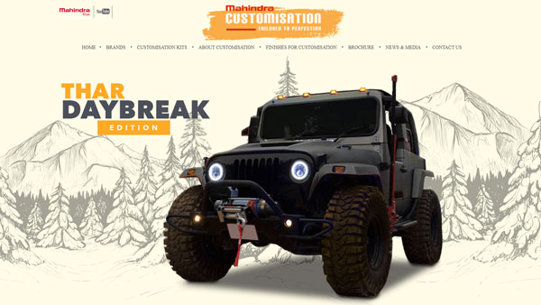 Mahindra Car Customisation & Modifications Website Launched: Official ...