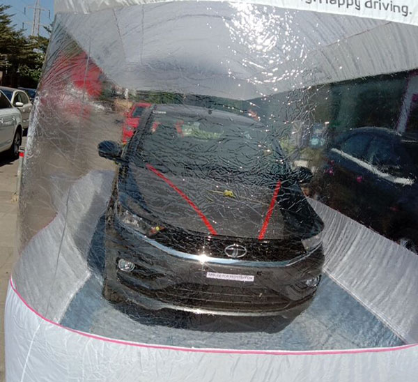 Tata Car Safety Bubble: Company Keeps Customer Cars In Sanitised Air ...