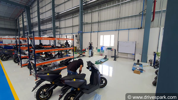 Ather Electric Scooter Manufacturing Plant Hosur: Images, Production ...