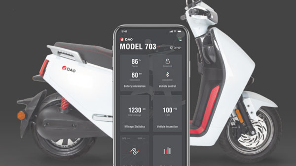 DAO 703 Electric Scooter Launched In India: Gets A Top Speed Of 70Km/h ...