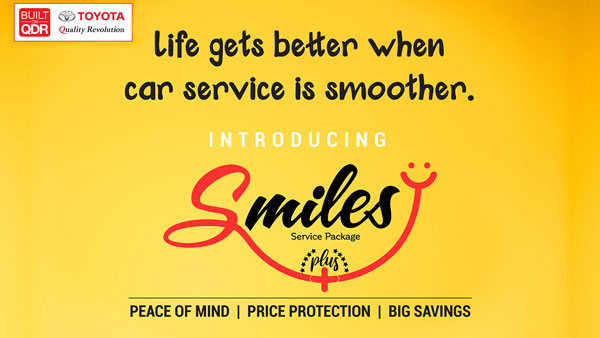 Toyota Pre-Paid Service Package ‘Smiles Plus’ Launched In India ...