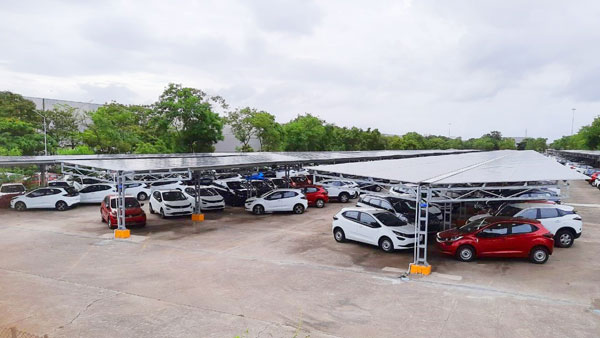 India’s Largest Solar Car Park In Pune Setup By Tata Motors: 86 Lakh ...