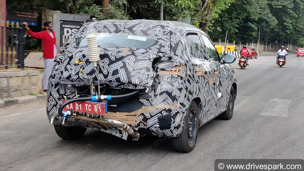 Spy Pics: Citroen CC21 Compact-SUV Spotted Testing In Bangalore Ahead ...