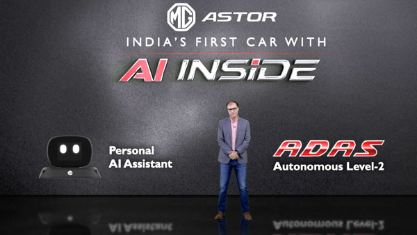 MG Astor Unveiled With Drive AI: India’s First In-Car AI-Assistant With ...