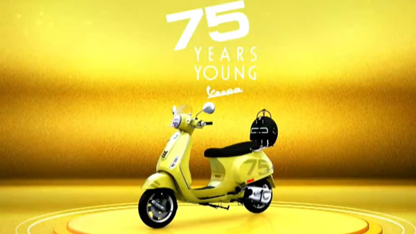 Vespa 75th Anniversary Edition 125 & 150 India Launch Price At Rs 1.25 ...