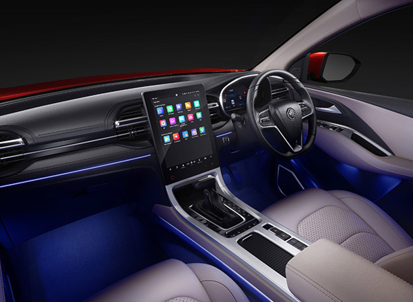 2022 MG Hector Interior Revealed Ahead of Launch - 14-inch Touch Screen ...
