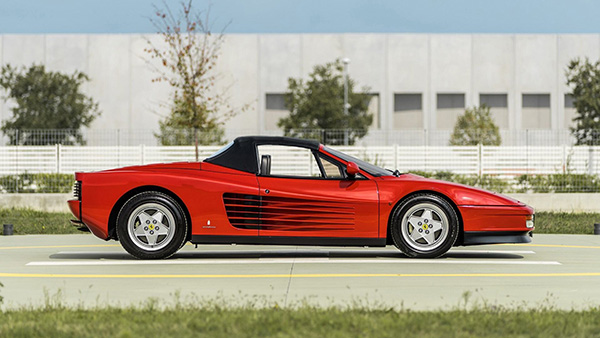 Ferrari Testarossa Pininfarina Spider Special Production Up For Auction ...