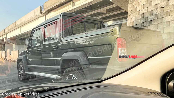 Force Gurkha Double-Cab Pickup Spied For The First Time In India ...