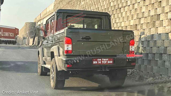 Force Gurkha Double-Cab Pickup Spied For The First Time In India ...