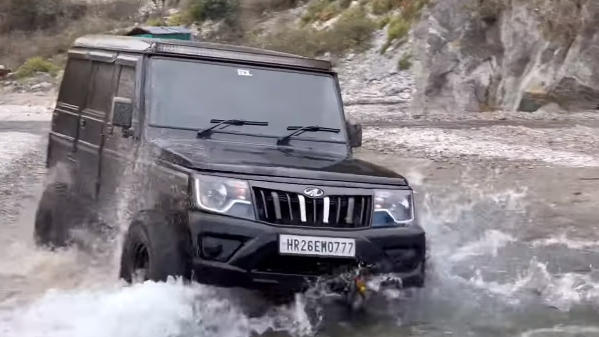 Check Out This Mahindra Bolero With Massive 33-Inch Tyres – However, It ...