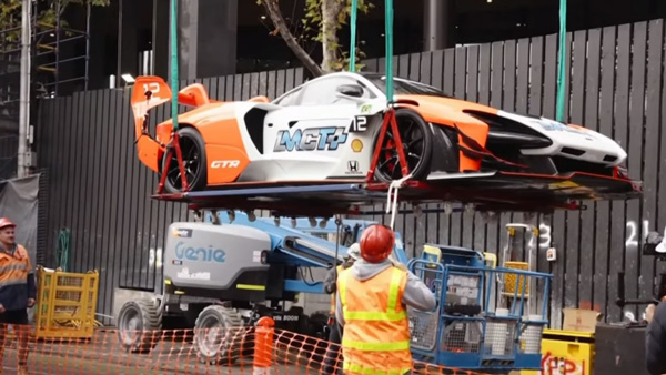 McLaren Senna GTR Gets Craned Up To 57th-Floor Penthouse Apartment ...
